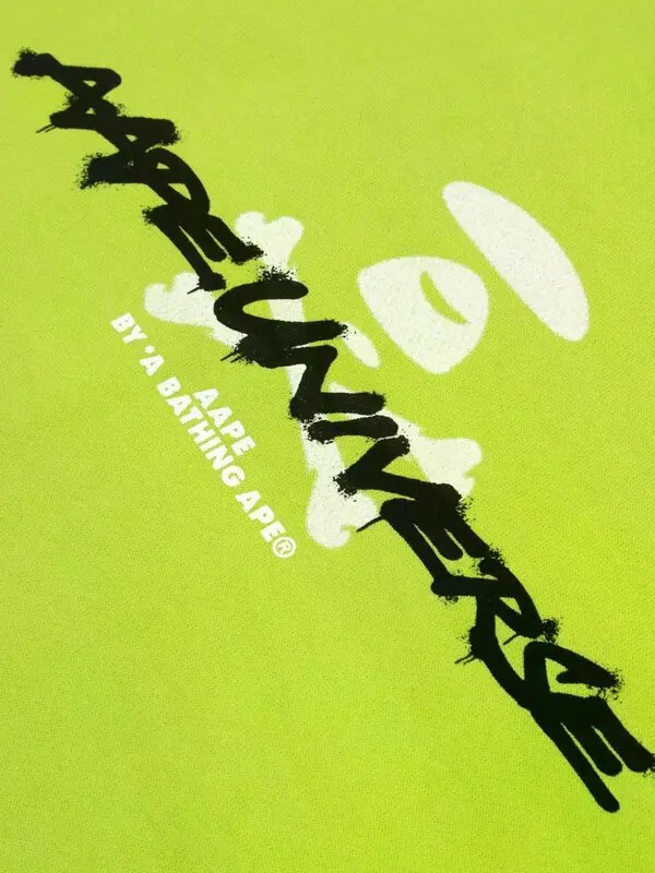 AAPE BY *A BATHING APE Moonface Print Hoodie