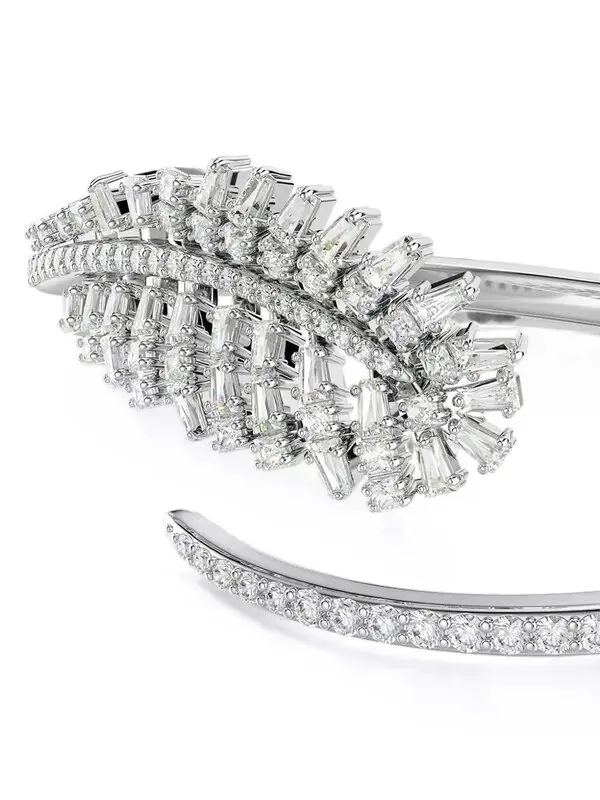 SWAROVSKI Crystal-embellished Feather Motif Bracelet