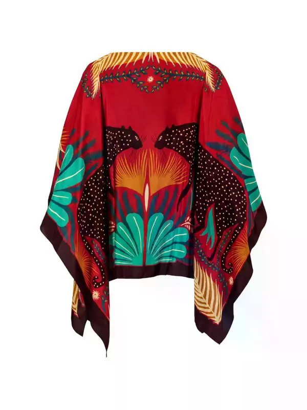 Etro Graphic Print Silk Blouse