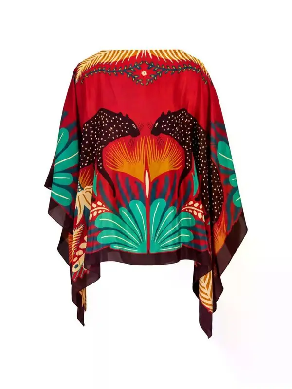 Etro Graphic Print Silk Blouse