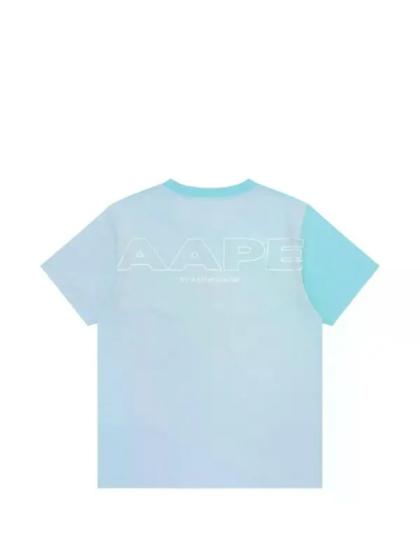 AAPE BY *A BATHING APE Moonface Embossed Panelled T-shirt