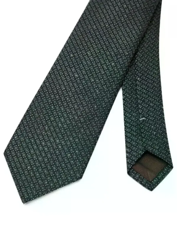 Canali Geometric-pattern Tie