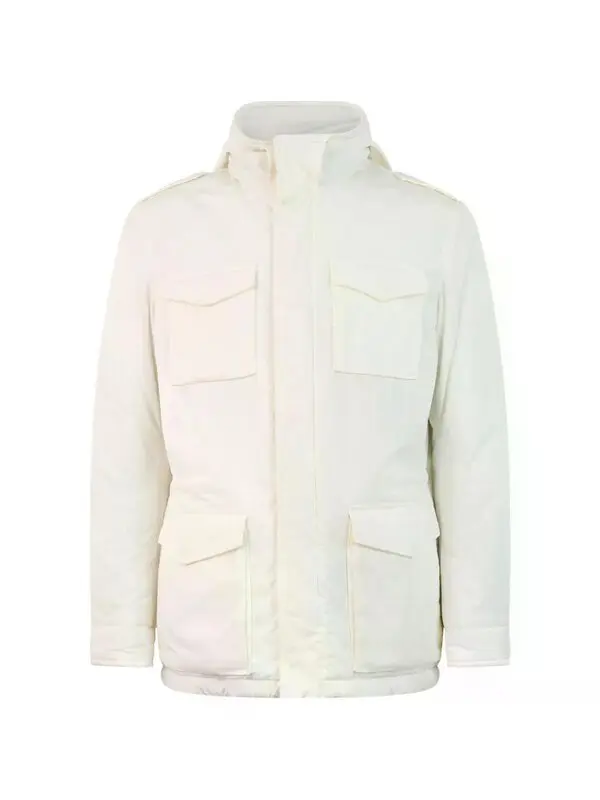 Herno Padded Hooded Jacket With Drawstring Waist