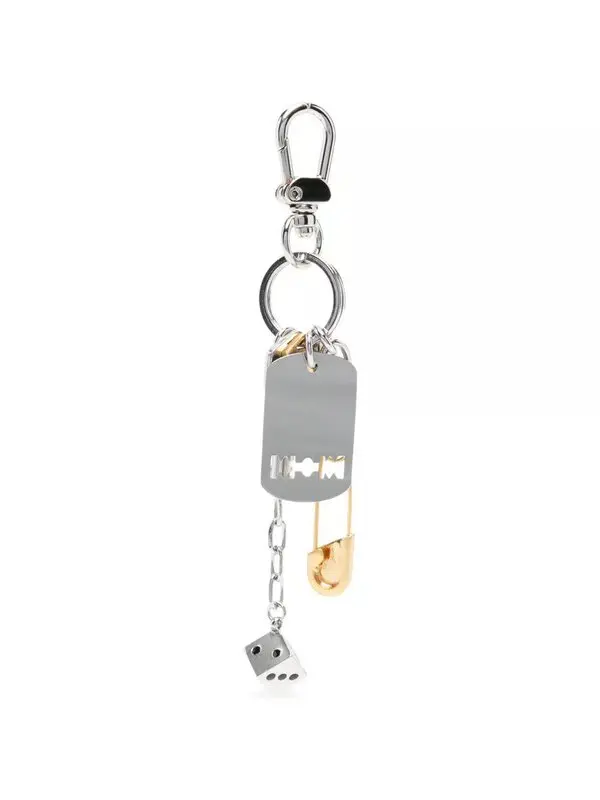 SYSTEM Charm-embellished Lobster-clasp Keyring