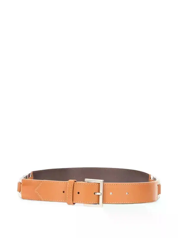 Alberta Ferretti Buckle-fastening Leather Belt