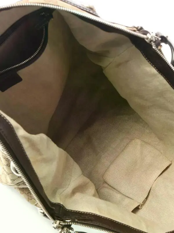 Gucci Gg Canvas Icon Bit Satchel