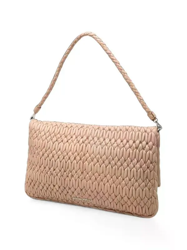 Miu Miu 2010-2026 Matelasse Nappa Crystal Chain Satchel