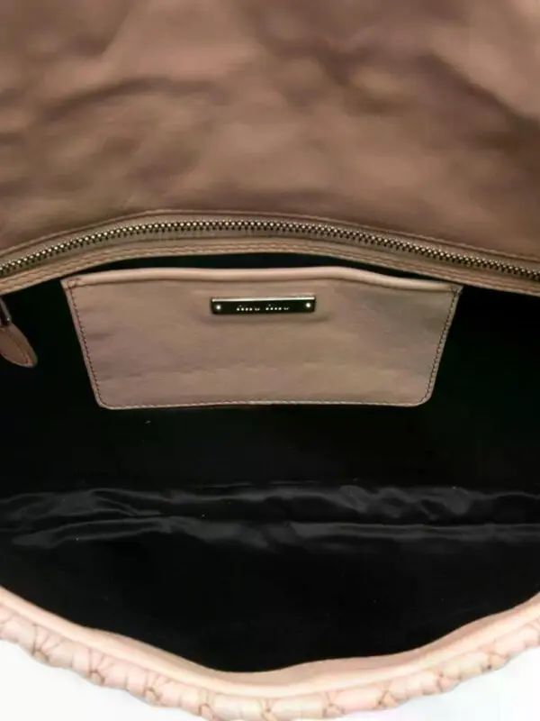 Miu Miu 2010-2026 Matelasse Nappa Crystal Chain Satchel