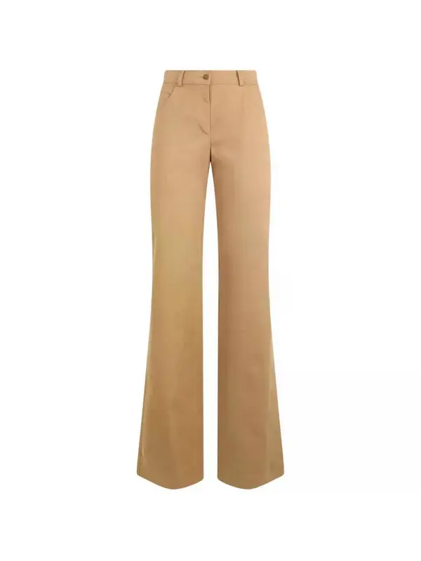 Alberta Ferretti High-waisted Flared Trousers