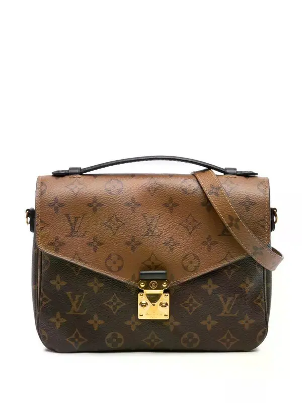 LOUIS VUITTON 2018 Monogram Reverse Pochette Metis Satchel
