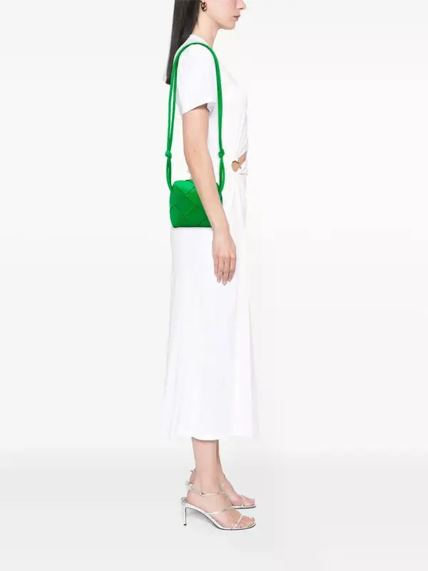 Bottega Veneta Mini Cassette Camera Bag - Green
