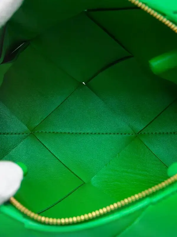 Bottega Veneta Mini Cassette Camera Bag - Green
