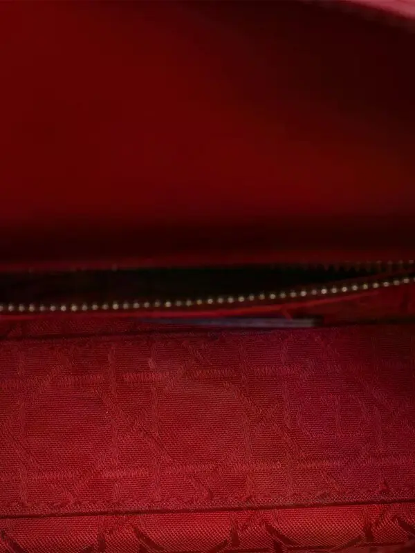 Dior 2017 Mini Patent Cannage Lady Satchel