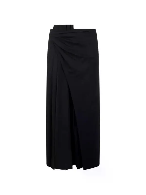 Alberta Ferretti Draped Maxi Skirt
