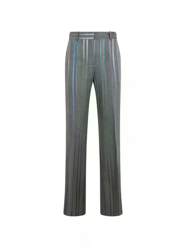 Alberta Ferretti Striped Tailored Trousers