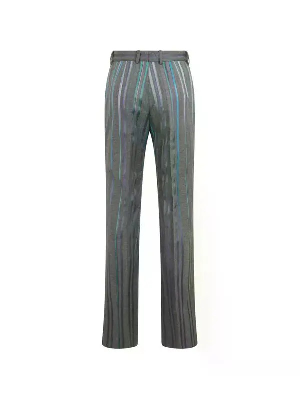 Alberta Ferretti Striped Tailored Trousers