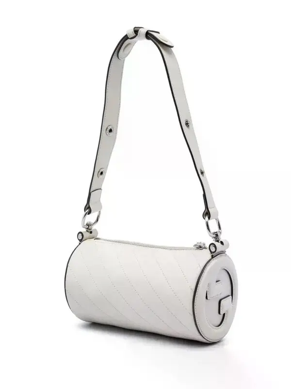 Gucci Blondie Barrel Shoulder Bag - White