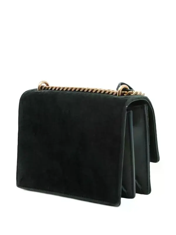Saint Laurent 2018 Small Velvet Monogram Sunset Crossbody Bag
