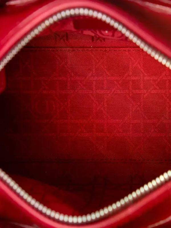Dior 2013 Medium Patent Cannage Lady Satchel