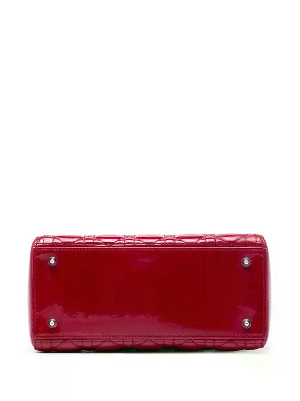 Dior 2014 Medium Patent Cannage Lady Satchel