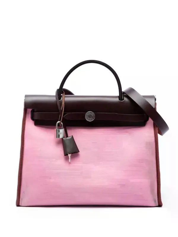 Hermès 2021 Toile Verso Herbag Zip 31 Satchel