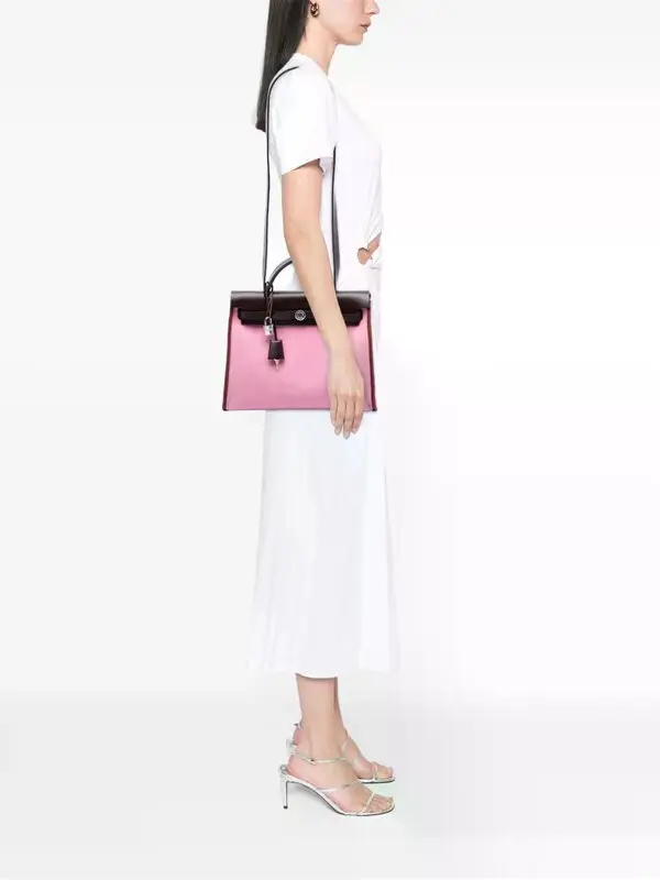 Hermès 2021 Toile Verso Herbag Zip 31 Satchel