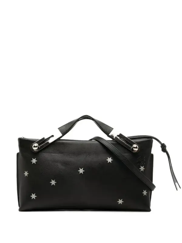 Loewe 2018 Small Leather Stars Missy Satchel - Black