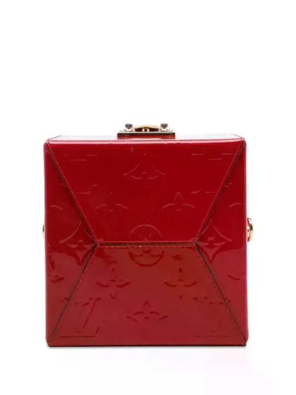LOUIS VUITTON Monogram Vernis Bleecker Box Vanity Bag
