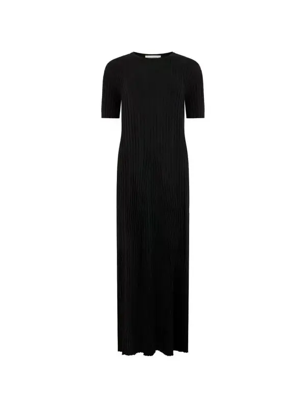 LISA YANG Ribbed-knit Maxi Dress - Black