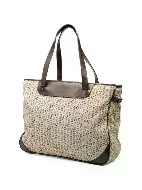Celine Macadam Canvas Tote Bag - Neutrals