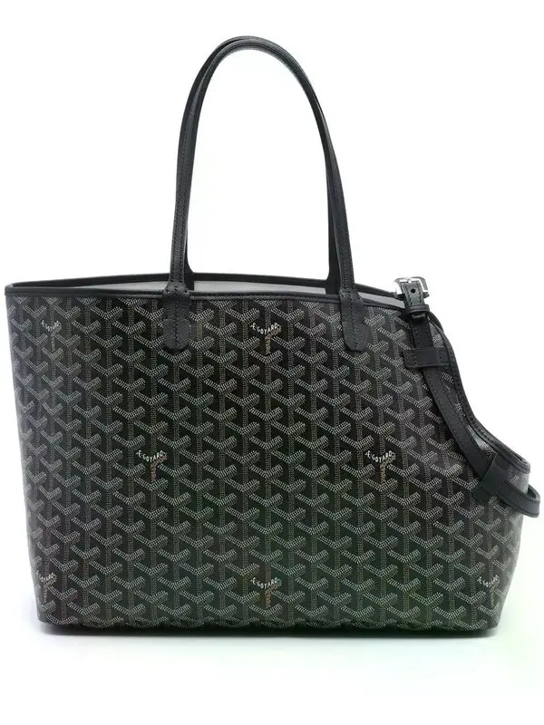 Goyard 2021 Goyardine Chien Gris Pet Carrier Travel Bag - Black