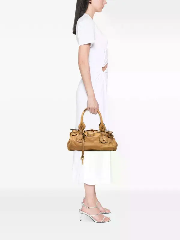 Chloé Leather Paddington Handbag - Brown
