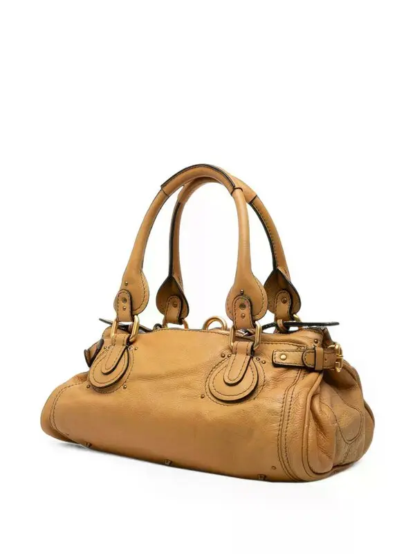 Chloé Leather Paddington Handbag - Brown