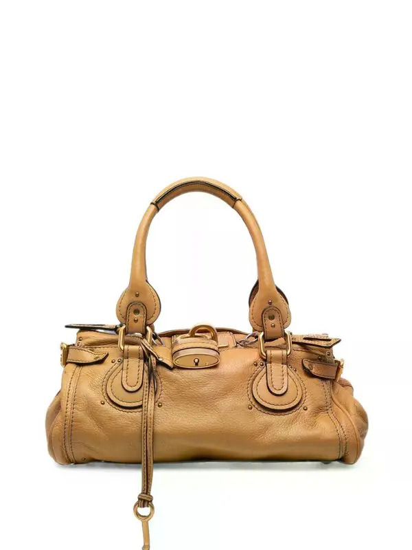 Chloé 2002-2026 Medium Leather Paddington Handbag - Brown