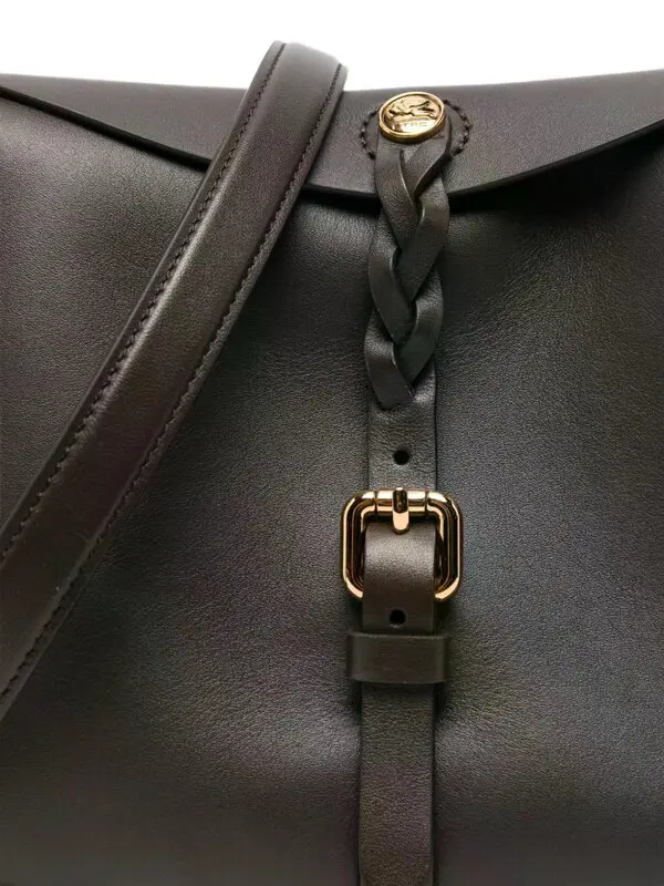 Etro Braided Leather Shoulder Bag