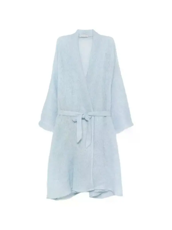 Carine Gilson Belted Raglan Robe