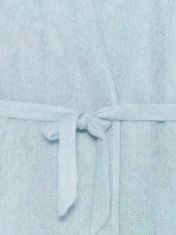Carine Gilson Belted Raglan Robe