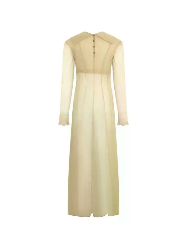 Philosophy Di Lorenzo Serafini Ruffle-cuff Button-up Maxi Dress