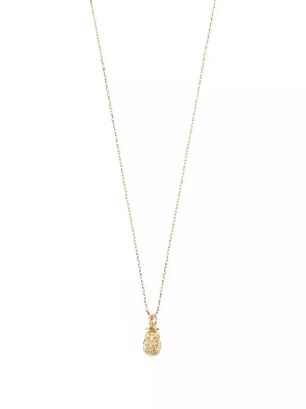 Kate Spade New York Crystal Embellished Pineapple Motif Necklace