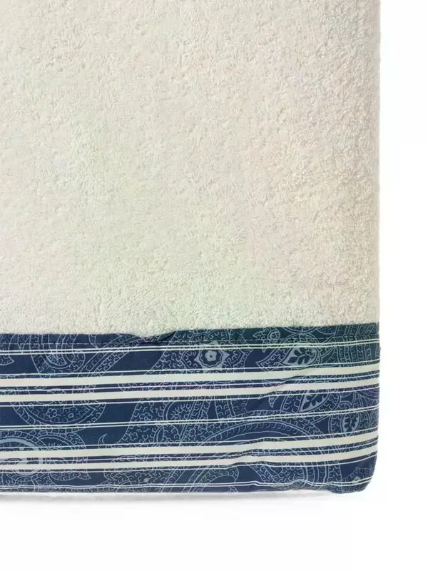 Etro Paisley-print Embroidered Bath Towel