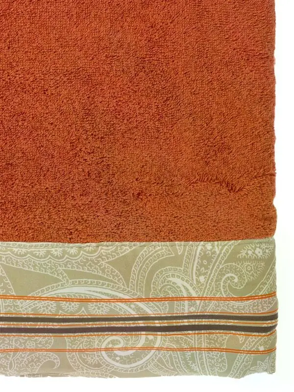 Etro Paisley-print Bath Towel - Orange
