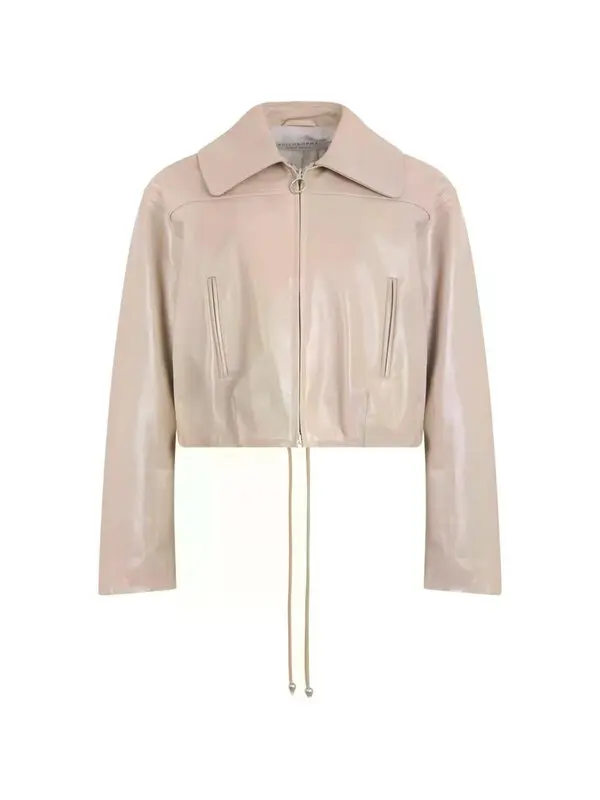 Philosophy Di Lorenzo Serafini Beige Zip-up Jacket