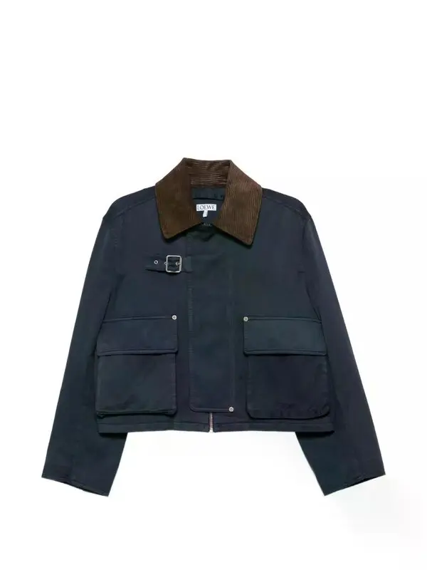 Loewe Buckle-detail Flap-pockets Jacket