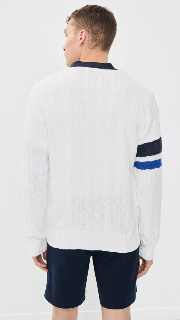 Polo Ralph Lauren Us Open Tennis Championships Cable Knit Cardigan