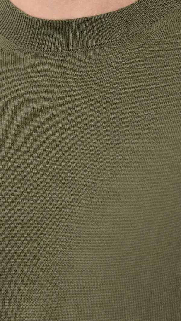 BOSS H-leno Crew Neck Wool Sweater