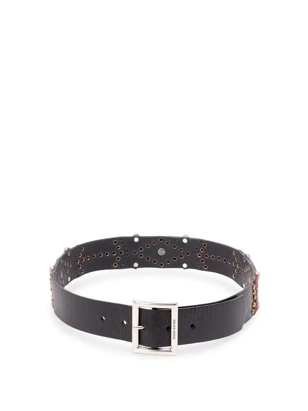 GOLDEN GOOSE Sierra Leather Belt - Multicolor