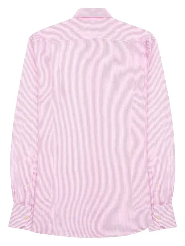 MC2 SAINT BARTH Pamplona" Linen Shirt - Pink