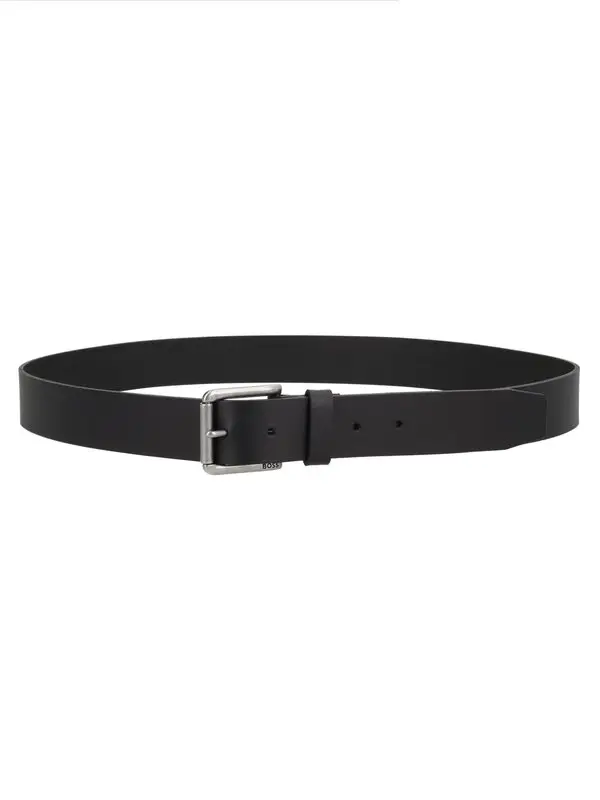 BOSS Joris" Belt With Silver Tone Buckle