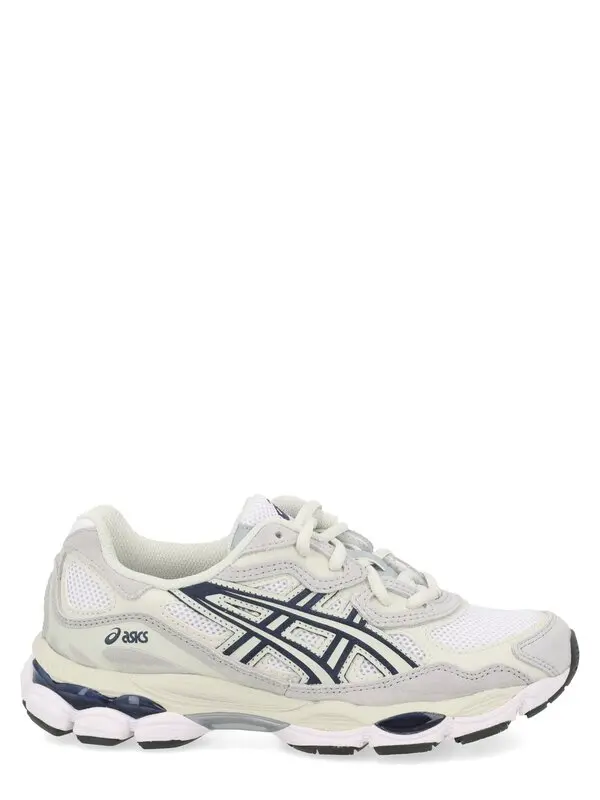 Asics Gel-nyc Sneakers With Leather And Suede Accents - White