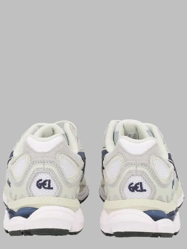 Asics Gel-nyc Sneakers With Leather And Suede Accents - White